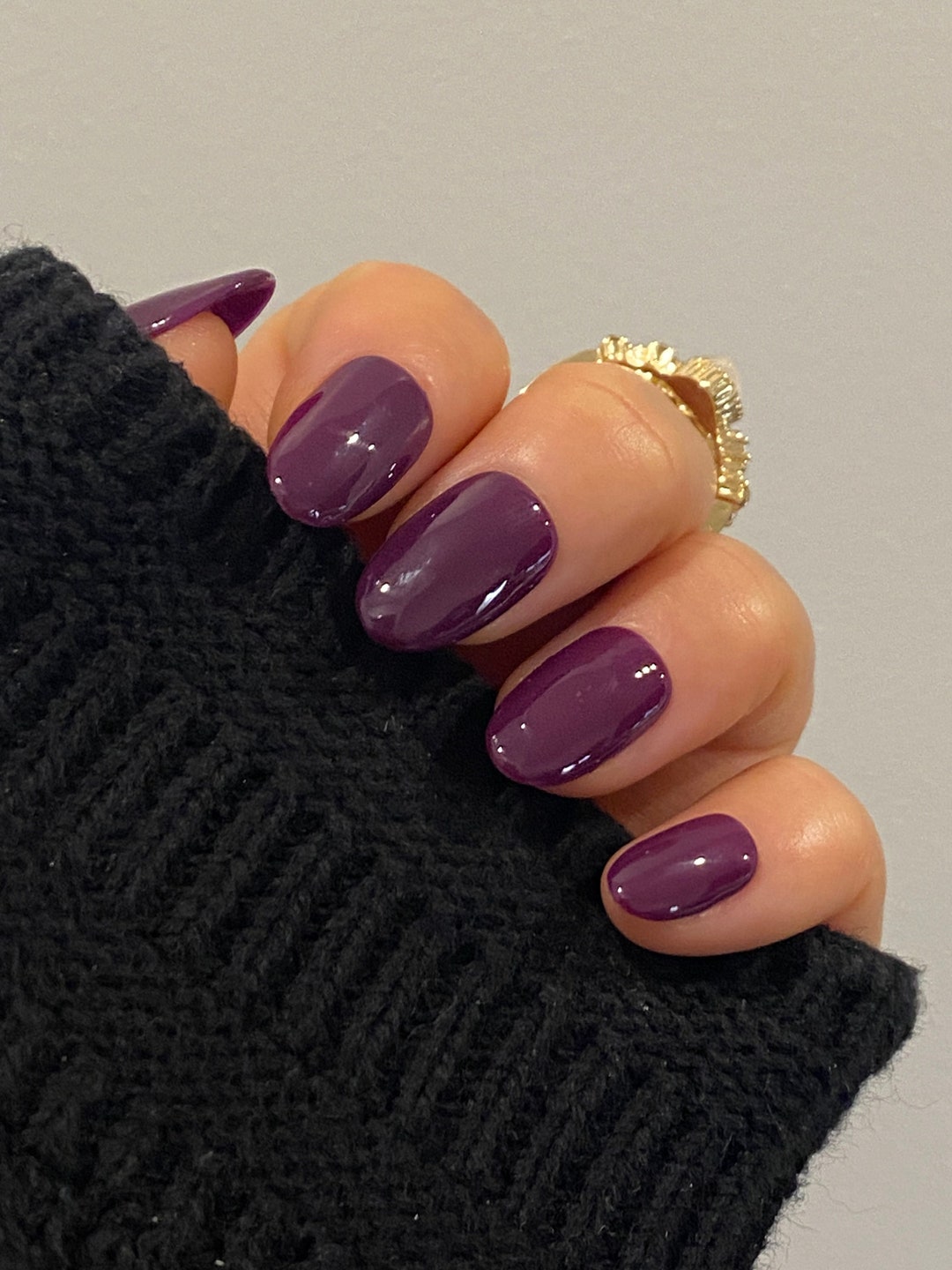 Grape Glory | Reusable Nails | Glue on the Nails | Salon Quality Nails ...