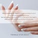 Elegant Clear Rose Glitter Press on Nails | Premium Nails | Gorgeous ...
