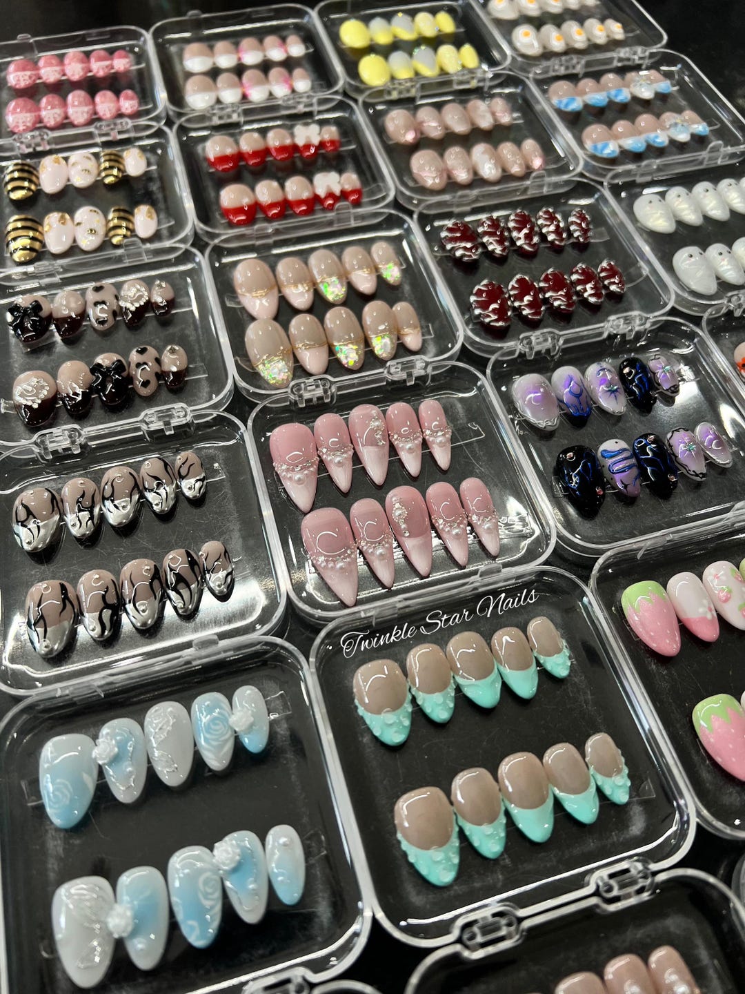 6 SETS ) Lucky Scoop Press on Nails- Please Message Me If You Have Any ...