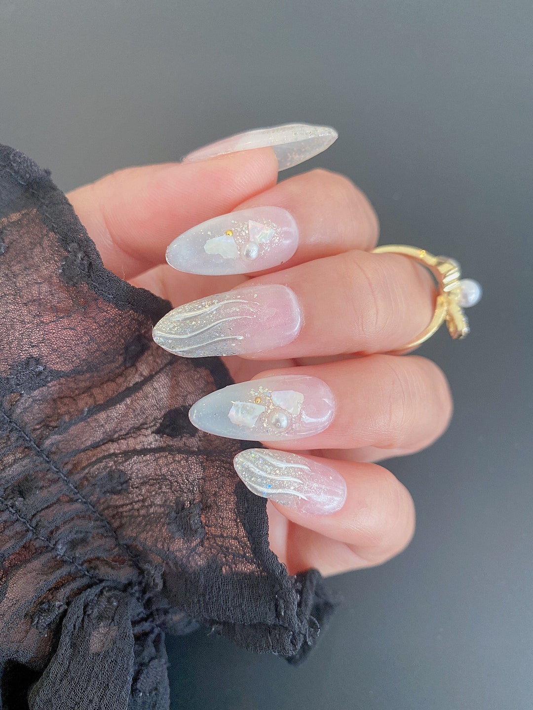 Abstract Fiona Press on Nails | Hidden Gem Nail Shop | False Nails ...