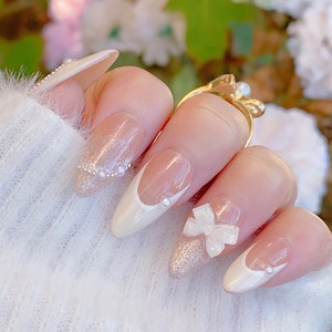 Lucky Girl Reusable Nails Waterproof Nails Summer Nails Gel Nails Pretty Nails Salon Quality Nails Etsy