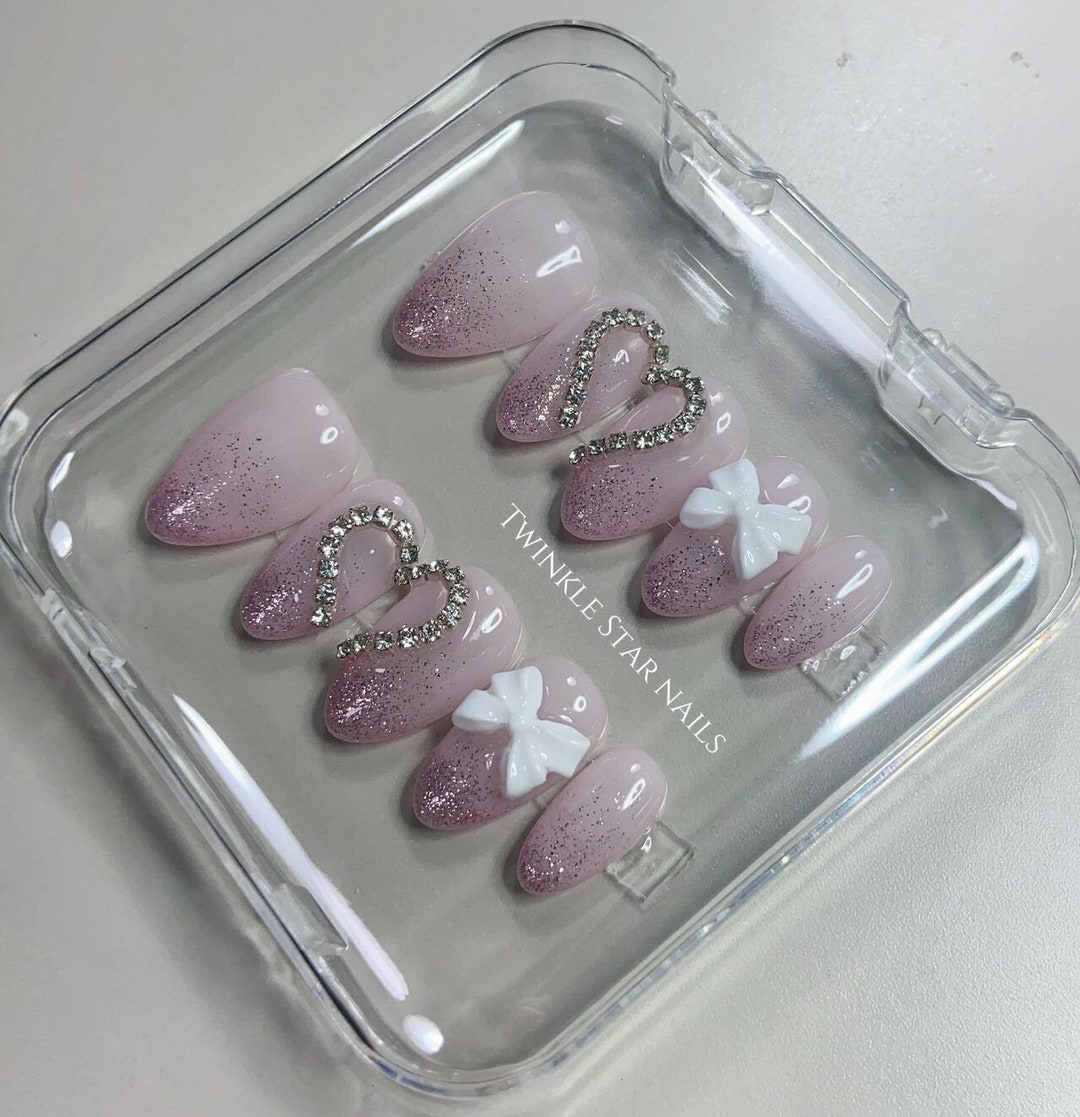 Custom Design No.107 Press on Nails | Ins Nails | Pretty Nails ...