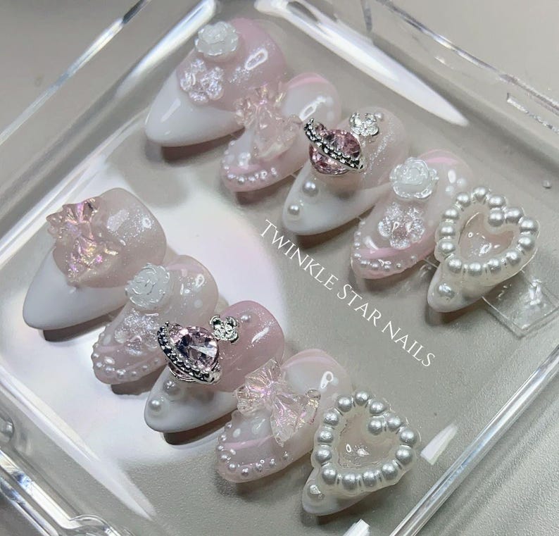 I'm LITERALLY SO CUTE | Ins Nails | Sweet Nails | Pretty Nails ...