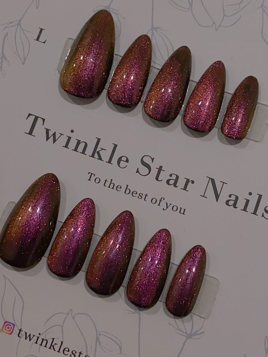 Fantasy Fairy Tale /salon Quality Nails / Durable Nails / Reusable ...