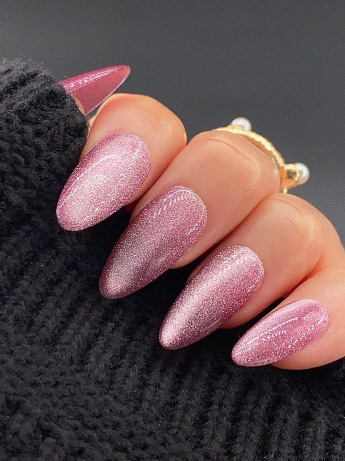 Moonlight and Roses / Durable Nails / Reusable Nails / Gel Nails / 3 ...