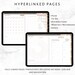 Boho 2024 Digital Planner, Hyperlinked Digital Planner, Aesthetic ...