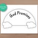 God’s Promises Rainbow Craft Printable | Bible Verse Activity for Kids ...