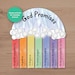 God’s Promises Rainbow Craft Printable | Bible Verse Activity for Kids ...