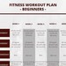15 Week Workout Plan From Beginners to Advanced - Etsy