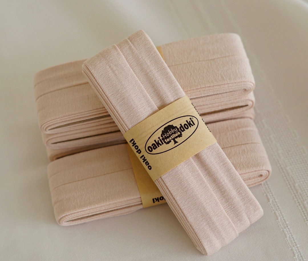Pink- Nude Stretch Knit Bias Tape Roll ~ 3 Yards, Oeko-tex Certified ...