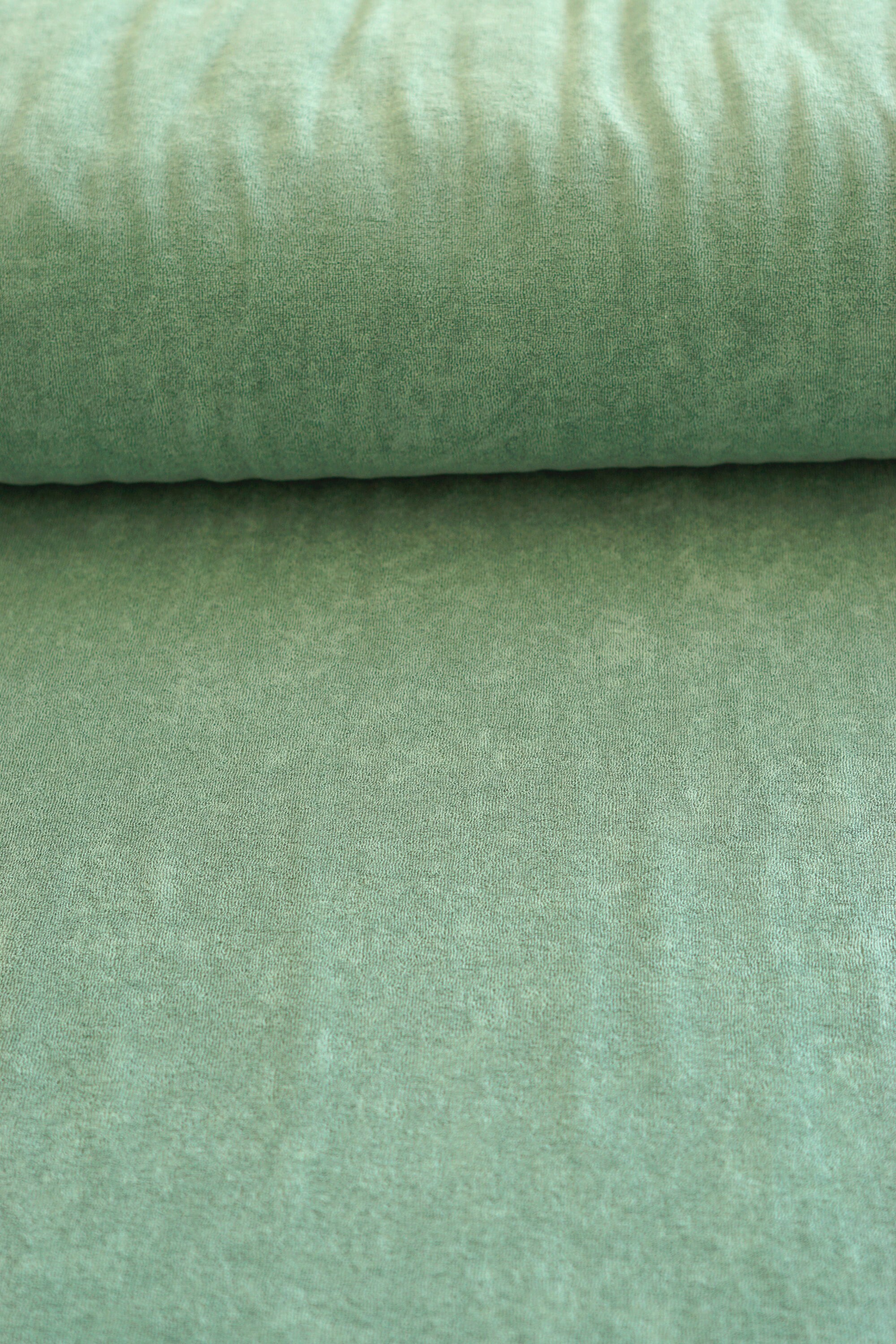 Sage Green Terry Cloth Stretch Jersey Fabric Microloop Baby - Etsy