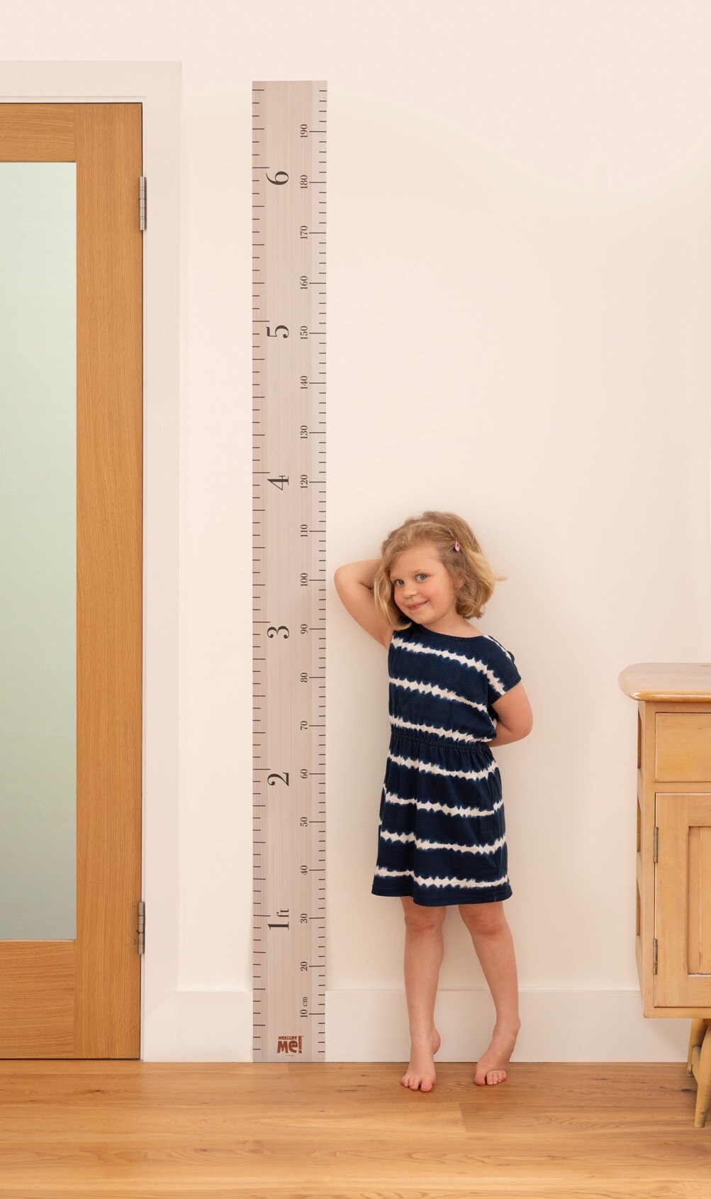 Measure Me! Roll-up Height Chart for Children - Retro Ruler - Etsy