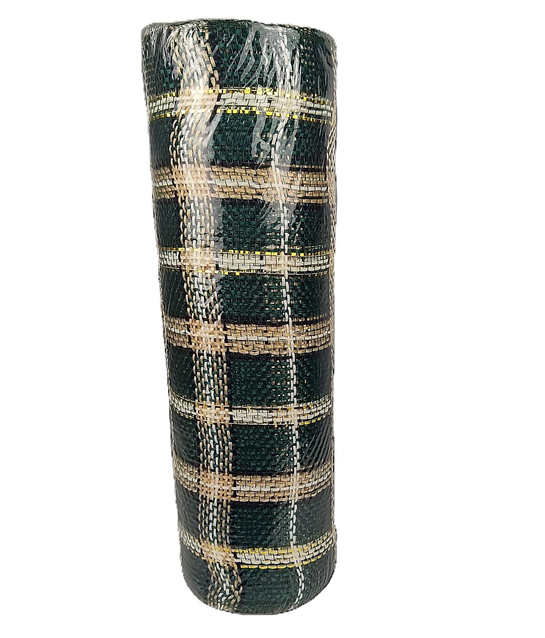 Green and Gold Plaid Mesh – 10" X 30 Ft, Wreath & Craft Supply - Etsy