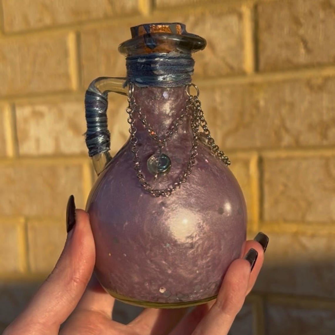 Handcrafted Moondew Elixir Bottle: Fantasy Potion, Dnd Prop - Etsy