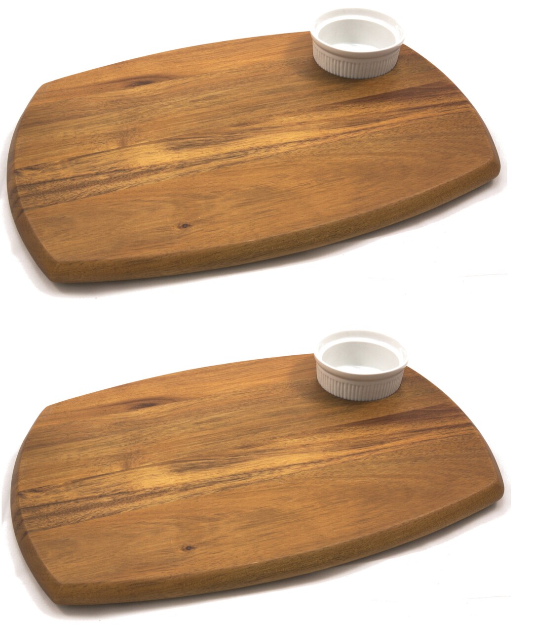 2 X Wooden Cheese Boards Meat Platters Acacia Wood Ideal for Christmas ...
