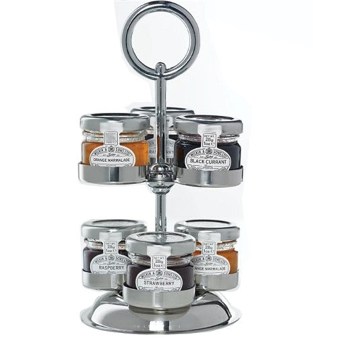 Stainless Steel 2 Tier Jam Pot Tree Holder 6 Pot for Jams | Etsy UK