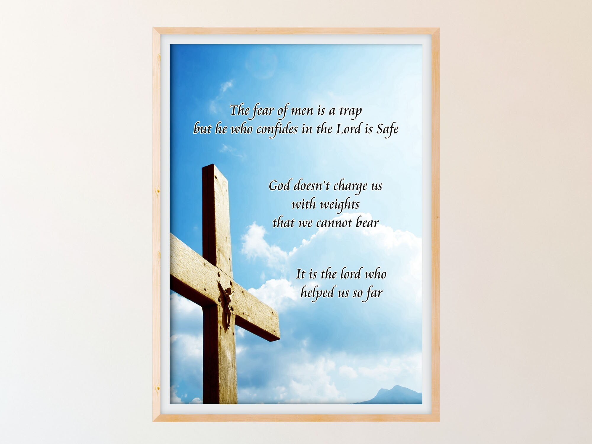 X3 Lord Signs & Religious Mockup, Catholic Artwork Printable Wall Art ...