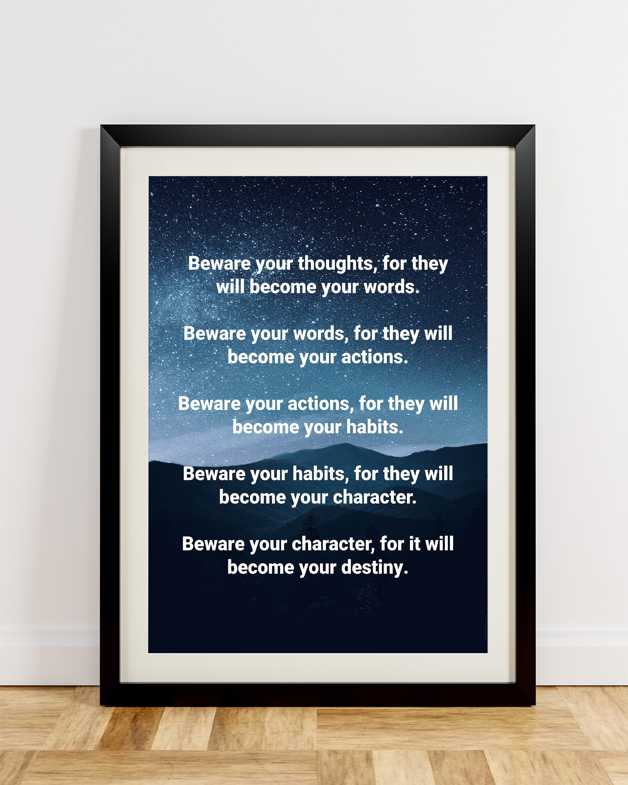 X3 Mindset Signs Printable Mindset Wall Art for Home and - Etsy