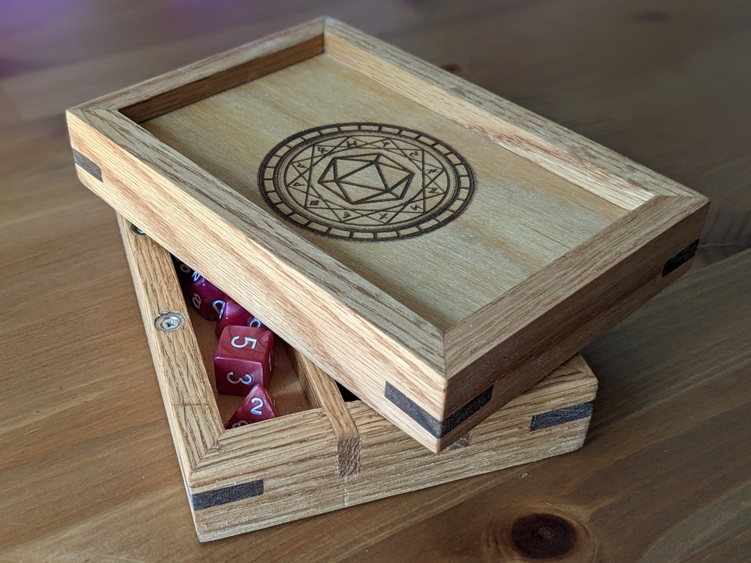 Magic Rune Dice Box for Dnd, Pathfinder, and Other Ttrps - Etsy