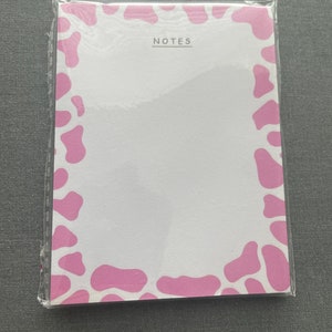 Cow Print Notepad!! - Etsy