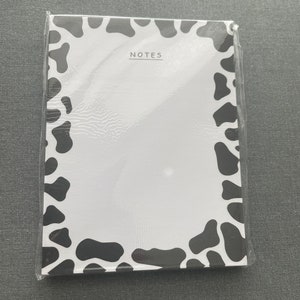 Cow Print Notepad!! - Etsy
