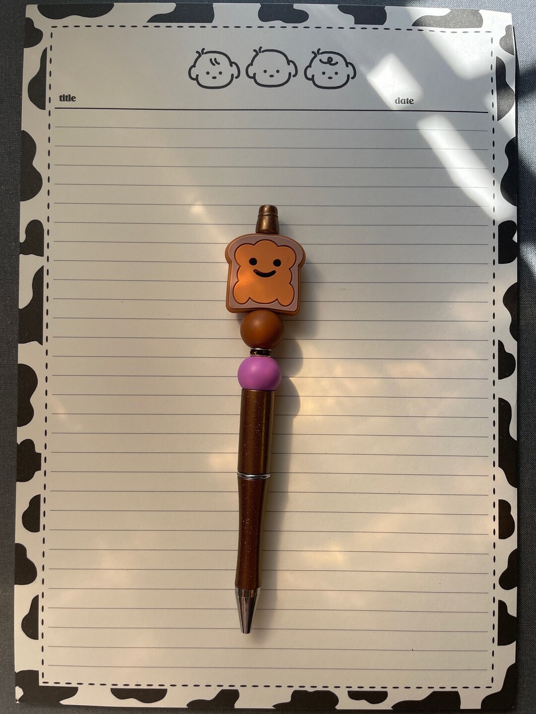 Peanut Butter and Jelly Toast Pen!! - Etsy