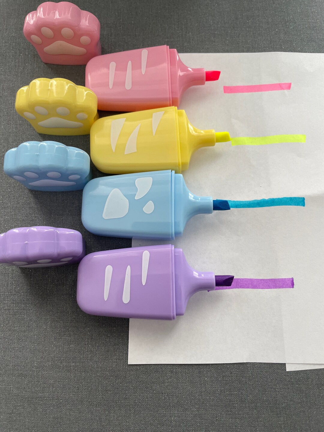 Lovely Paw Highlighters!! - Etsy