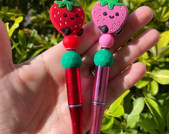 Strawberry Milk Float Pen - Etsy