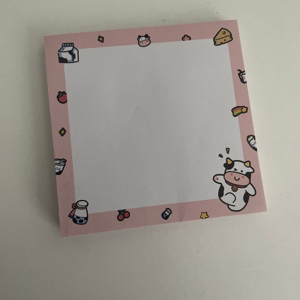 Cow Sticky Notes - Etsy