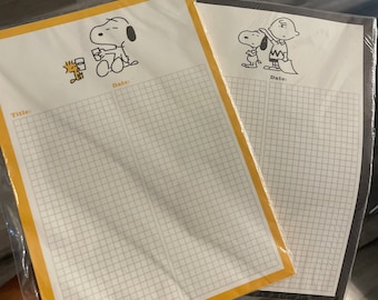 Snoopy Post Its - Etsy
