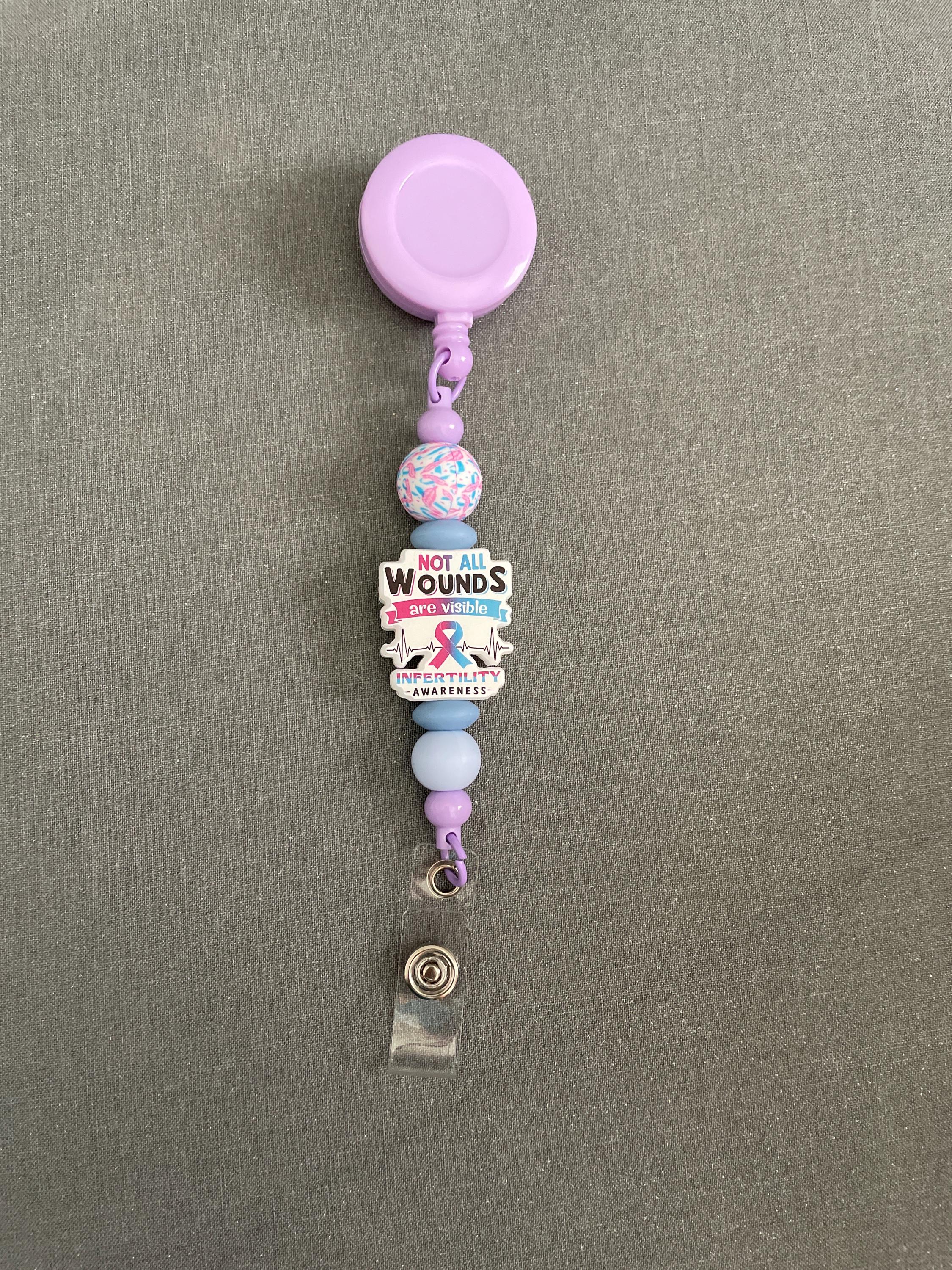 Not All Wounds Are Visible Badge Reel - Etsy