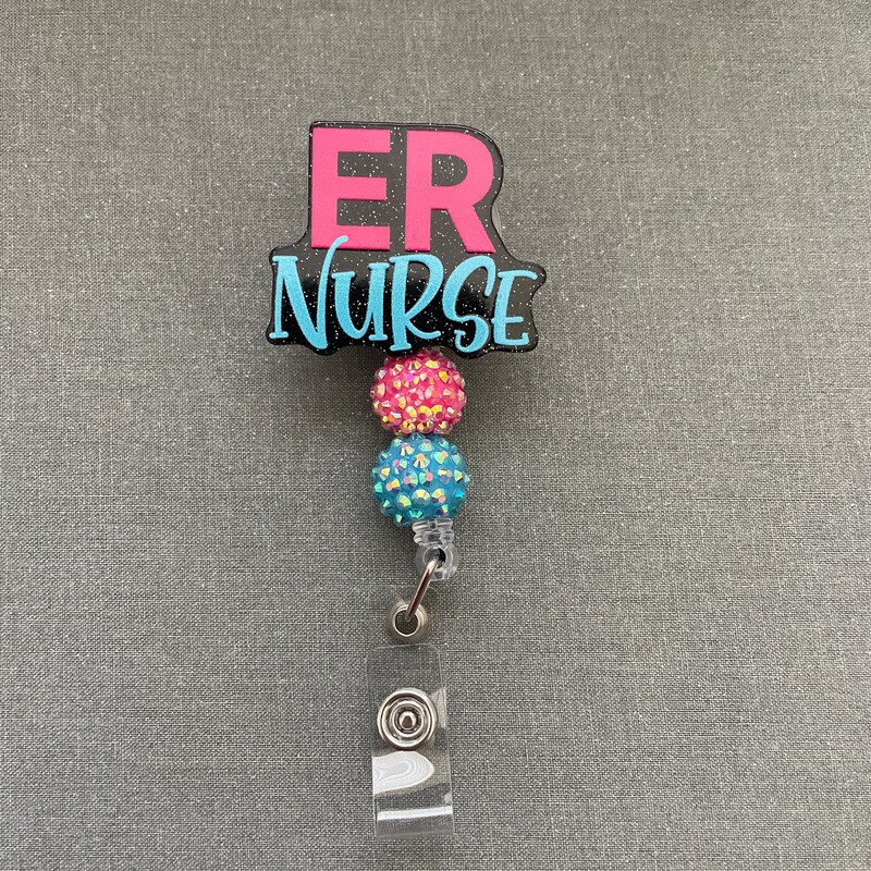 Er Nurse Badge Reel - Etsy