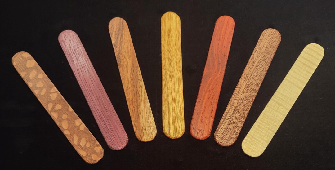 Variety Hardwood Emery Boards / Nail Files With Case - Etsy