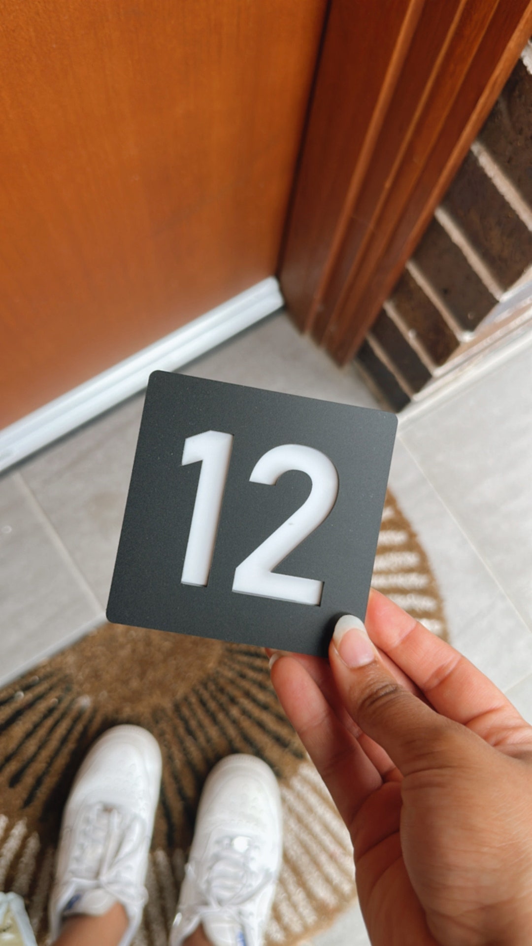 Letterbox Number house Sign House Numbers Housewarming Gift Address ...