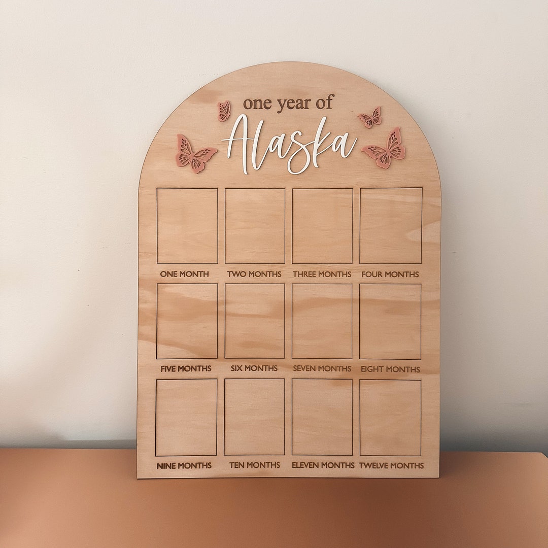 First Birthday Board Birthday Board Birthday Photo Board Event Sign ...