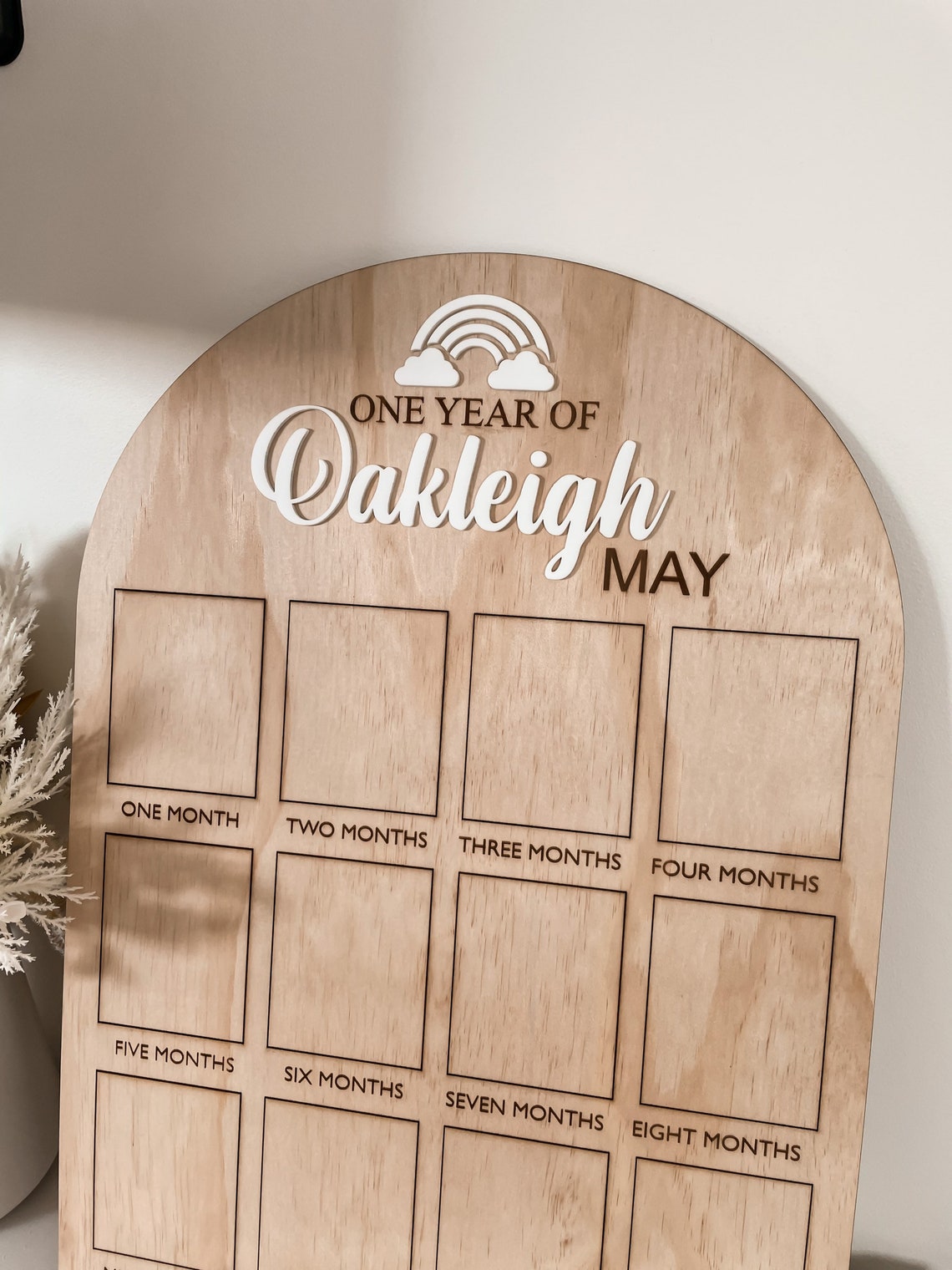 First Birthday Board Birthday Board Birthday Photo Board Event Sign ...