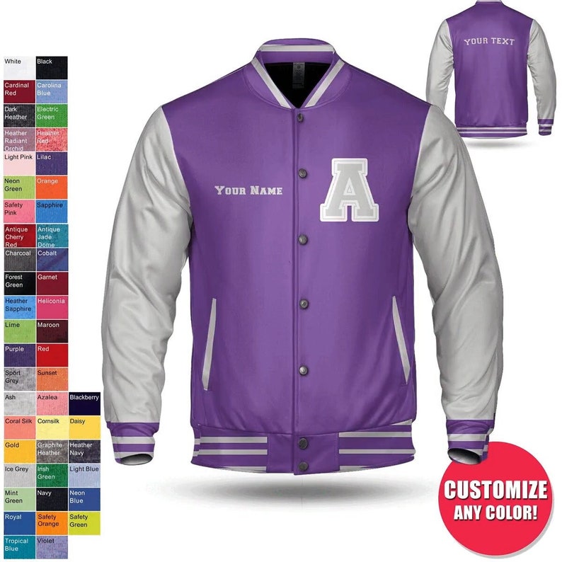 Custom Letterman Jacket, Custom Jacket, Custom Varsity Jacket, Print on ...