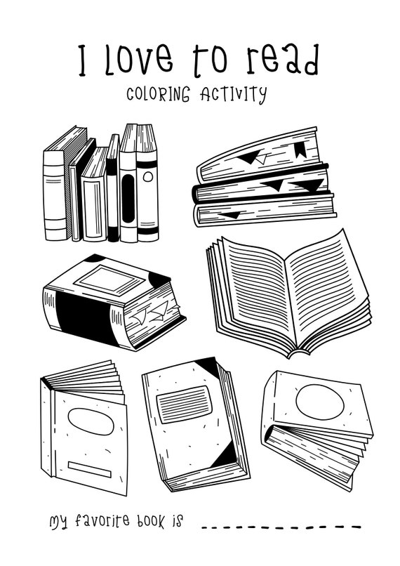 Kiddies Coloring Pages - Etsy