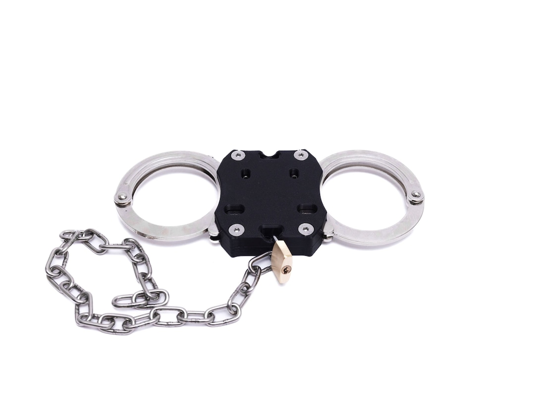 Hinged Handcuffs, Rigid Design With Two Keys - Etsy