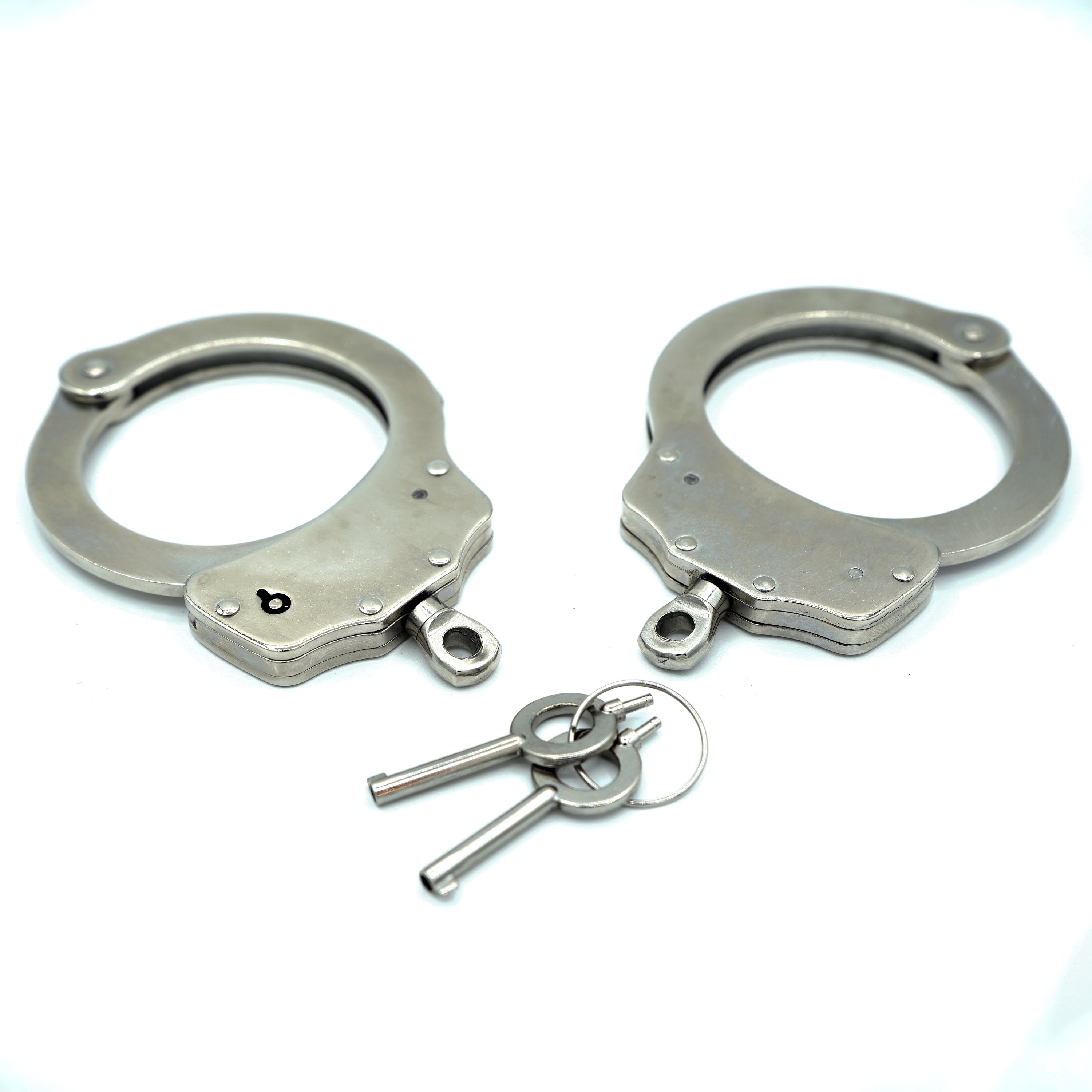 Stainless Steel Police Handcuffs Without Chain - Etsy