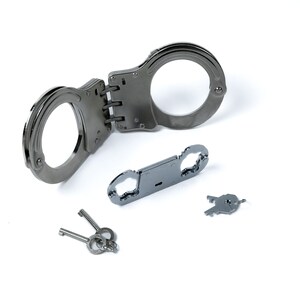 Hinged Handcuffs, Rigid Design With Two Keys - Etsy
