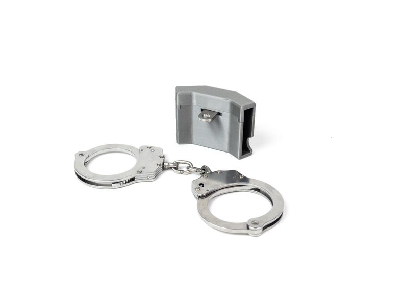 Makeitrigid Lock Box Angled Handcuffs With Connector - Etsy