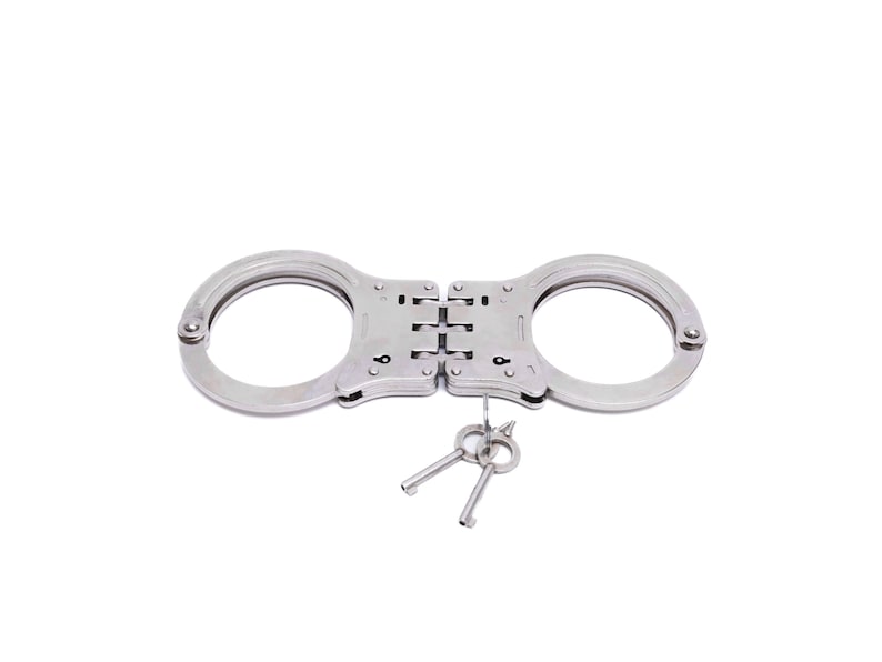 Hinged Handcuffs, Rigid Design With Two Keys - Etsy