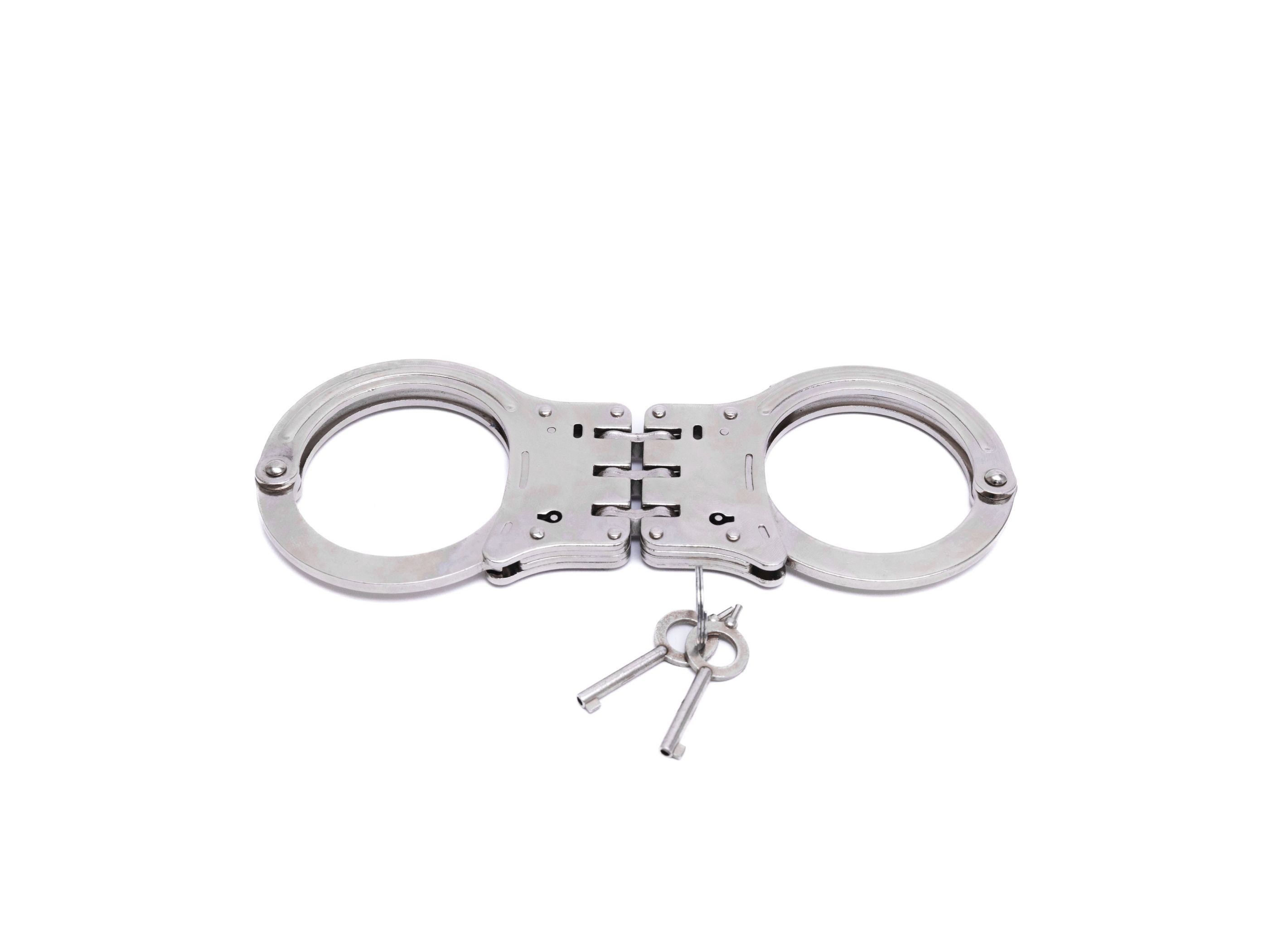 Hinged Handcuffs, Rigid Design With Two Keys - Etsy