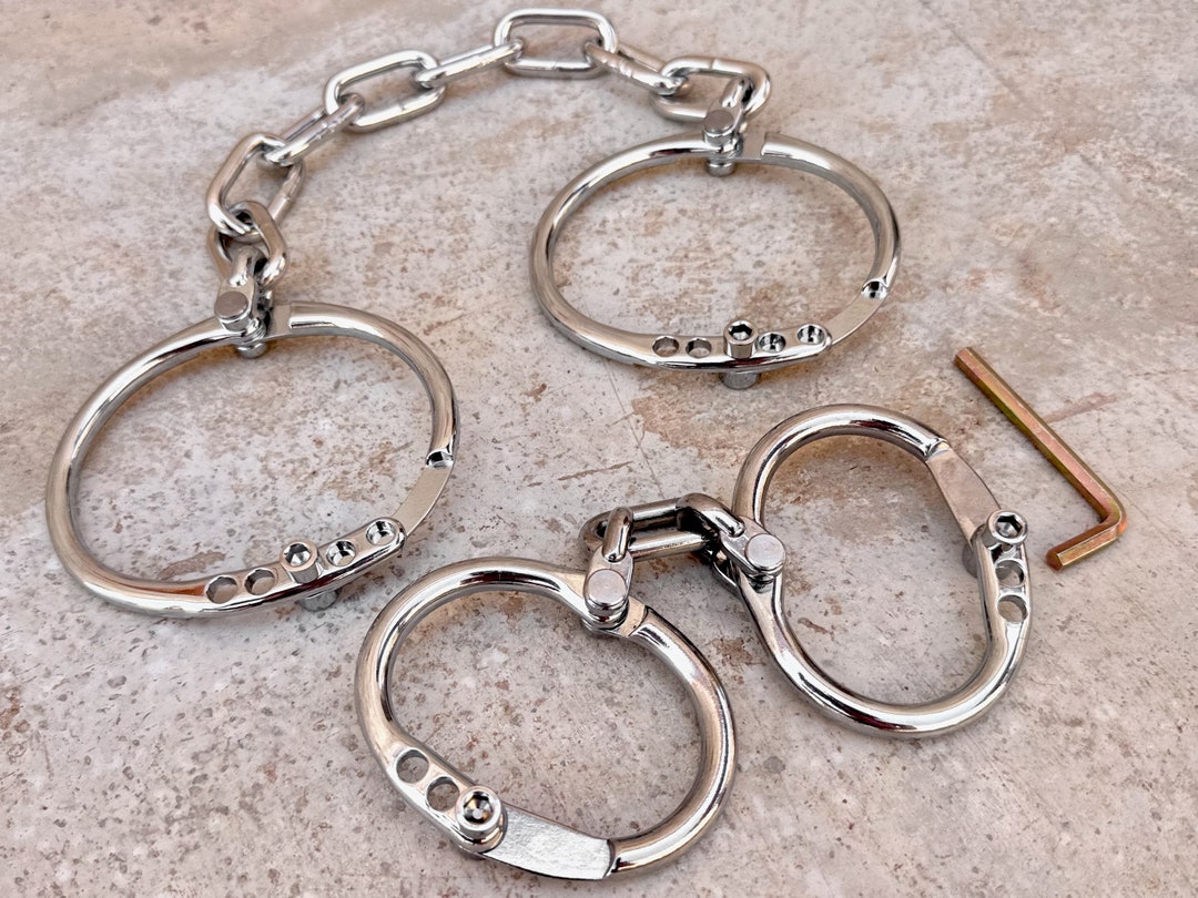 Innovative Solid Handcuffs, Adjustable - Etsy Sweden
