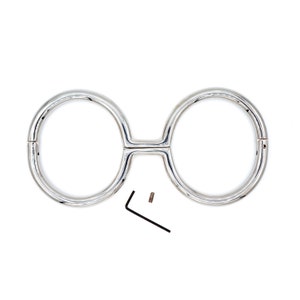 Rigid Polished Steel Leg Irons - Etsy