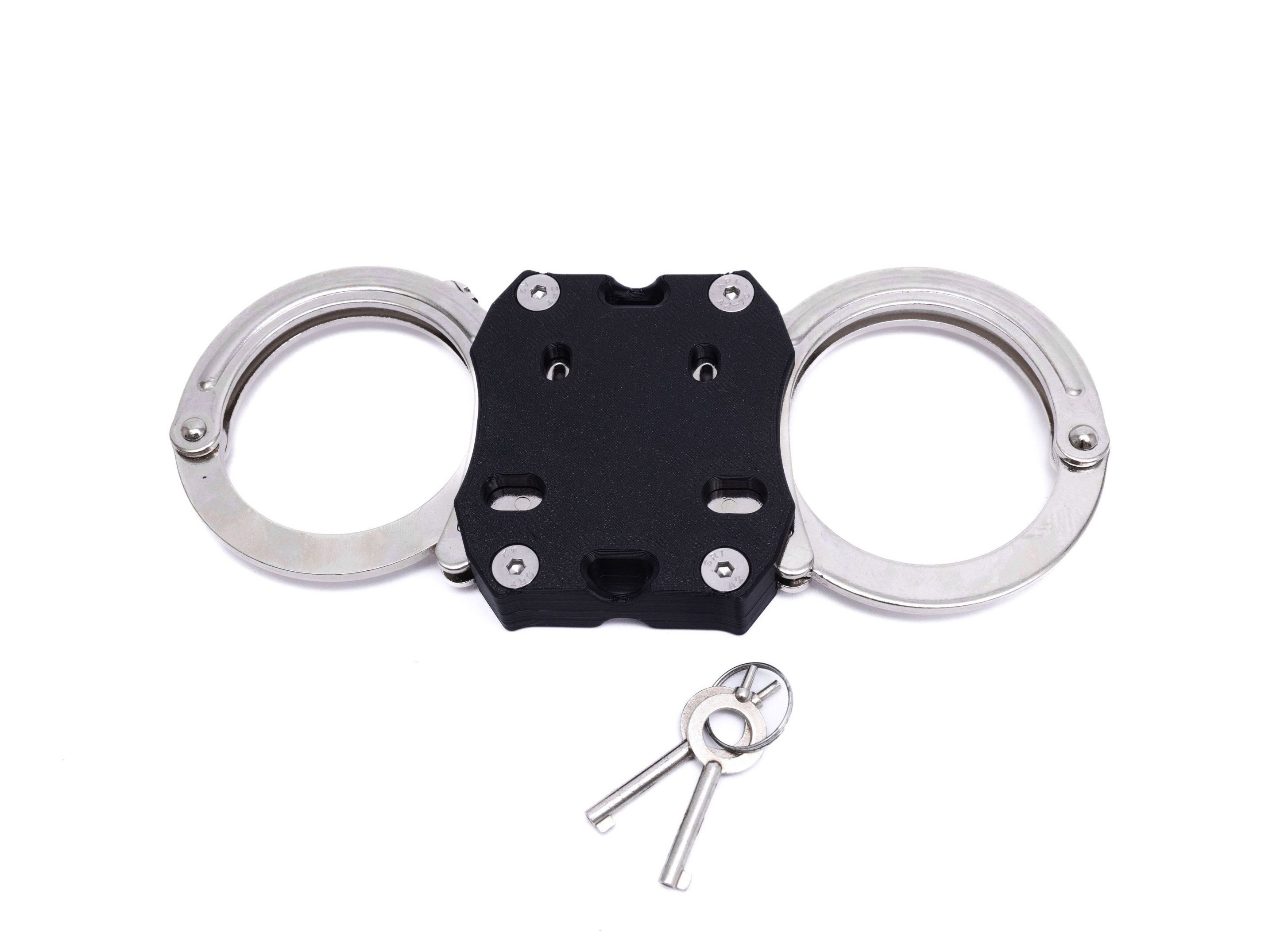 Hinged Handcuffs, Rigid Design With Two Keys - Etsy