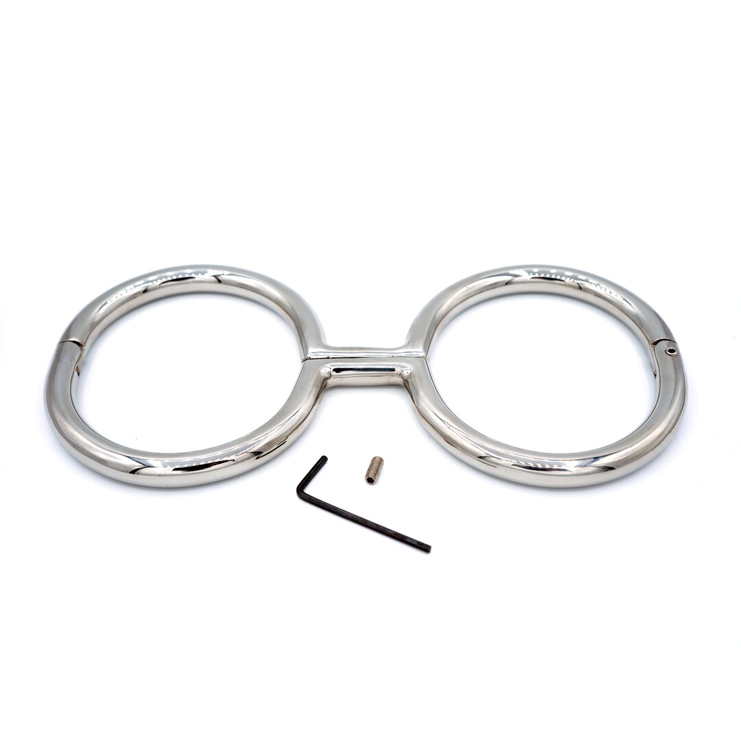 Rigid Polished Steel Leg Irons - Etsy