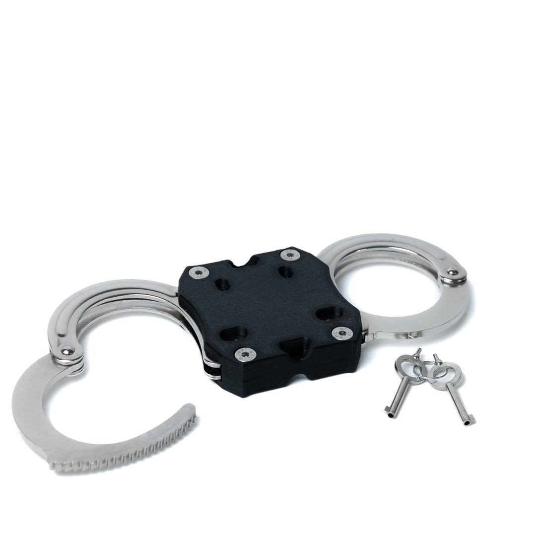 Hinged Handcuffs, Rigid Design With Two Keys - Etsy