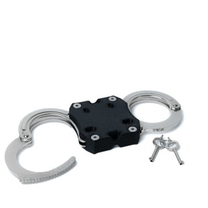 Hinged Handcuffs, Rigid Design With Two Keys - Etsy